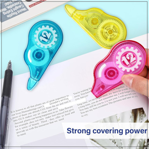 Classic Multipurpose 12 Meter White Strip Error Correction Tape